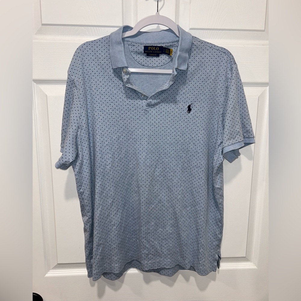 Polo Ralph Lauren Polka Dot Polo Shirt Classic Fit Ca… - Gem